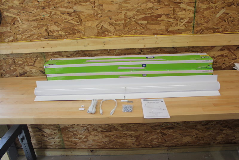Install LED Shop Lights And Leave The Dark Ages Behind - Home Fixated