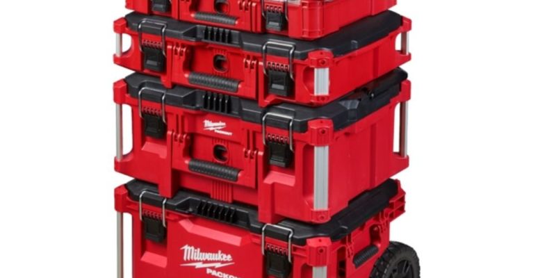Unpacking the Milwaukee Packout 2 Wheel Cart and Customizable Worktop ...